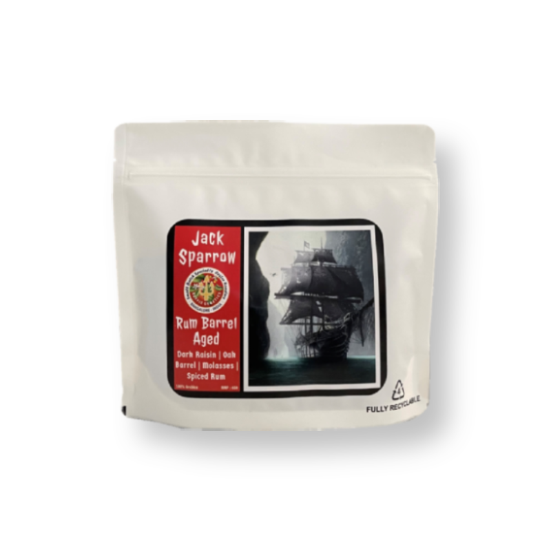 Jack Sparrow - Rum Barrel Aged Coffee – Genetics Coffee
